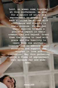 17 Empowering Prayer For Women’s Conference - Exploring the Source of ...