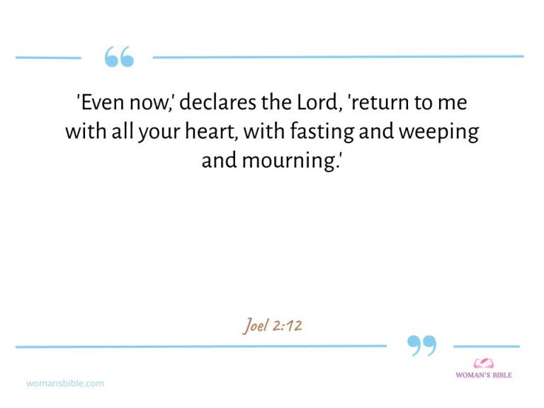 11 Bible Verses During Fasting - Exploring the Source of Female ...