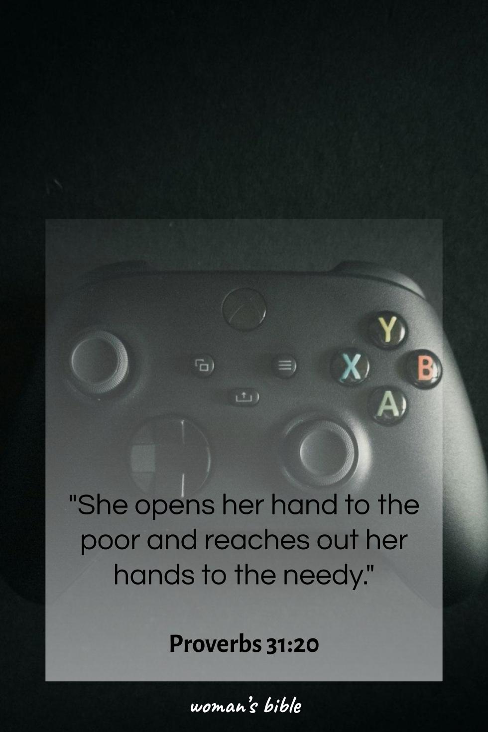 Today's Verse for Woman - Proverbs 31:20, Wednesday, January 7th, 2026 ...